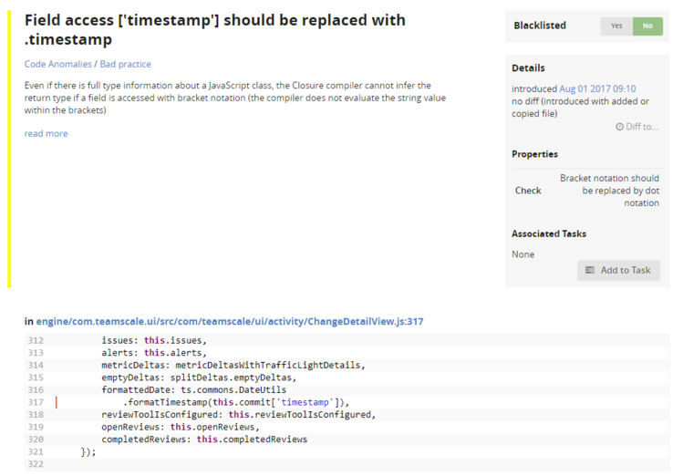 How we use Teamscale's Custom Checks to Improve our Code